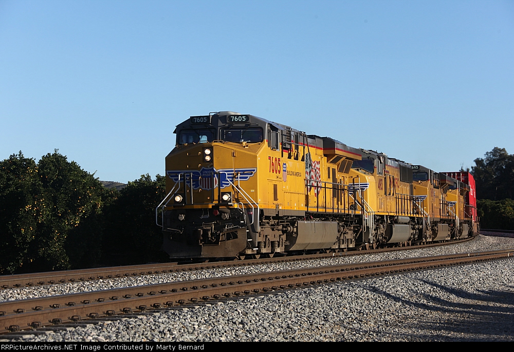 UP 7605 In the Orange Groves
